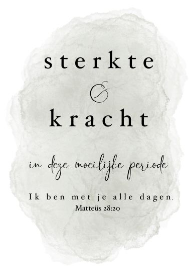 Sterkte - Sterkte - Baaij Light Cards Webshop