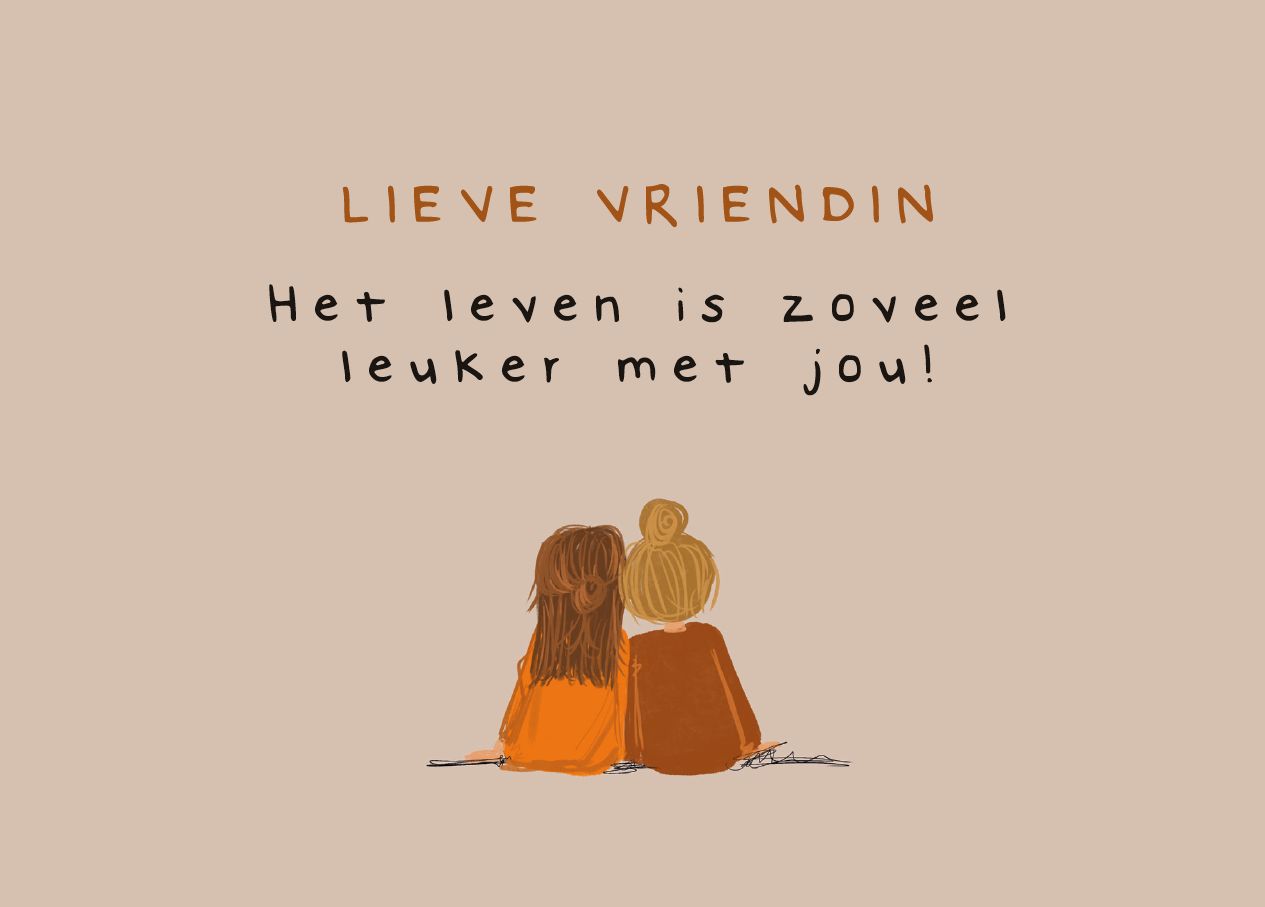 Lieve vriendin - Diversen - Baaij Light Cards Webshop